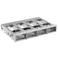 China TE 2007668-1 QSFP+ Cage Ganged (1 x 4) Connector Press-Fit Through Hole for sale