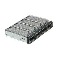 China 2170287-1 QSFP+ Cage Assembly 1x4 Port With Heat Sink 14 Gb/s for sale