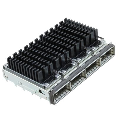 China TE 2170287-9 QSFP+ Cage Ganged (1x4) with Heat Sink Connector 14 Gb/s for sale
