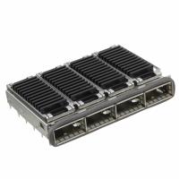 China TE 2170287-5 QSFP+ Cage 1x4 with Heat Sink Connector Press-Fit Through Hole 14 Gb/s for sale