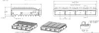 China TE 2170287-5 QSFP+ Cage 1x4 with Heat Sink Connector Press-Fit Through Hole 14 Gb/s for sale