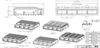 China 2170287-4 QSFP+ 1x4 Cage Assembly With Heat Sink Connector 14 Gb/s Elastomeric Gasket for sale