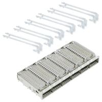 China 2143331-4 QSFP+ Cage Ganged (1 x 6) with Heat Sink Connector Included Lightpipe 14 Gb/s for sale