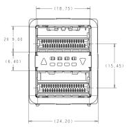 China TE 2085945-1 QSFP+ Cage Assembly 2x1 Port With Connector Included Lightpipe 14 Gb/s for sale