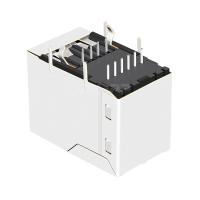 China LPJE319DNL Tab Up RJ45 Jack With Single USB Without Integrated Magnetics for sale