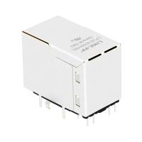 China LPJE305BHNL Green/Yellow LED Tab Up Single USB RJ45 Connector Without Integrated Magnetics for sale