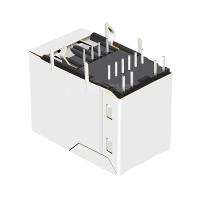 China LPJE305BHNL Green/Yellow LED Tab Up Single USB RJ45 Connector Without Integrated Magnetics for sale
