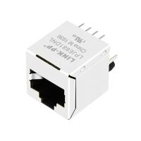 China Without LED 1X1 Port 8P8C Vertical RJ45 Jack without Integrated Magnetics for sale