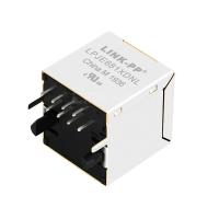 China Amphenol RJS-D0610-5NN-35 Compatible LINK-PP LPJE681XDNL Without LED 8P8C Vertical RJ45 Jack without Integrated Magnetics for sale