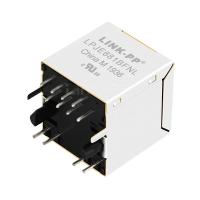China LPJE681BFNL 1X1 Port Vertical RJ45 Jack Connector without Integrated Magnetics Green/Green LED for sale