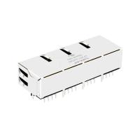 China Tab Down Without Led 1x4 Port 8P8C RJ45 Jacks without Integrated Magnetics for sale