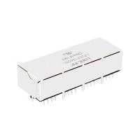 China Tab Down Without LED 1X4 Port Shielded RJ45 Jack Connector without Integrated Magnetics for sale