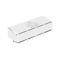 China Tab Down Without LED 1X4 Port RJ45 Connector without Integrated Magnetics for sale