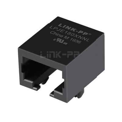 China Molex 85503-5001 Compatible LINK-PP LPJE180XNNL Tab Down Without LED 1X1 Port Ethernet RJ45 Connection without Integrated Magnetics for sale