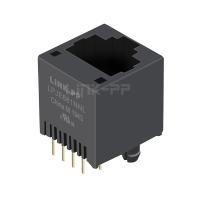 China Without Led 8P8C Vertical RJ45 Modular Jack without Integrated Magnetics LPJE681NNL for sale