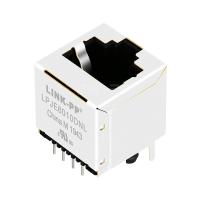 China Without LED 1X1 Port 8P8C Vertical RJ45 Modular Jack without Integrated Magnetics for sale