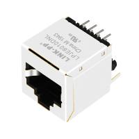 China Without LED 1X1 Port 8P8C Vertical RJ45 Modular Jack without Integrated Magnetics for sale