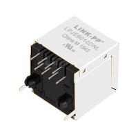 China Without LED 1X1 Port 8P8C Vertical RJ45 Modular Jack without Integrated Magnetics for sale