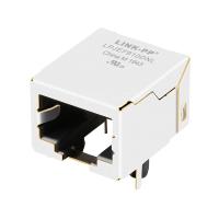 China Other JP-LP-10P10C-S Compatible LINK-PP LPJEF910DNL Tab Down Without LED 1X1 Port RJ45  Connector without Integrated Magnetics for sale