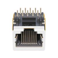 China Other JP-LP-10P10C-S Compatible LINK-PP LPJEF910DNL Tab Down Without LED 1X1 Port RJ45  Connector without Integrated Magnetics for sale