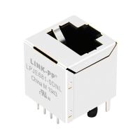 China Side Entry Shielded Tab Up Without Led 1X1 Port Vertical RJ45 Modular Jacks without Integrated Magnetics for sale