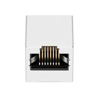 China Side Entry Shielded Tab Up Without Led 1X1 Port Vertical RJ45 Modular Jacks without Integrated Magnetics for sale