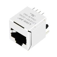China Side Entry Shielded Tab Up Without Led 1X1 Port Vertical RJ45 Modular Jacks without Integrated Magnetics for sale
