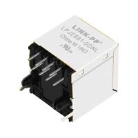 China Side Entry Shielded Tab Up Without Led 1X1 Port Vertical RJ45 Modular Jacks without Integrated Magnetics for sale