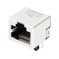 China LPJE101DNL Connector Ethernet RJ45 Jack without Integrated Magnetics Tab Up Side Entry Shielded Without Led for sale