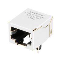 China LPJEF180XDNL Side Entry Pcb Without Leds Connectors RJ45 Panel Mount Jack without Integrated Magnetics for sale