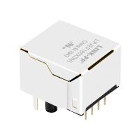 China LPJEF180XDNL Side Entry Pcb Without Leds Connectors RJ45 Panel Mount Jack without Integrated Magnetics for sale