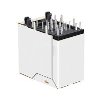 China LPJE17208CNL 2X1 Port Double Deck Gang Without Leds Pcb Jack RJ45 Female Connectors without Integrated Magnetics for sale