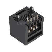 China LPJE618NNL Unshieded Tab Up Without LED 1X1 Port 8P8C RJ45 Modular Connector for sale