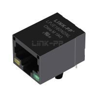 China LPJE160NDNL 1X1 Port RJ45 Modular Jack without Integrated Magnetics Tab Down Yellow/Green Led for sale
