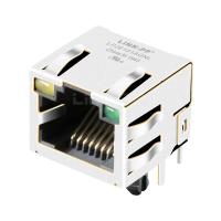 China LPJE101AGNL Tab Up RJ45 Connector Jack Without Integrated Magnetics Yellow/Green LED for sale