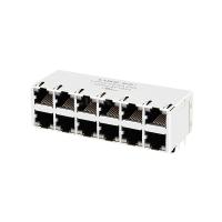 China LPJE265A4NL 2X6 Port RJ45 Modular Jack Green&Yellow/Green&Yellow LED Without Integrated Magnetics for sale