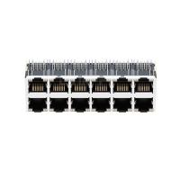 China LPJE265A4NL 2X6 Port RJ45 Modular Jack Green&Yellow/Green&Yellow LED Without Integrated Magnetics for sale