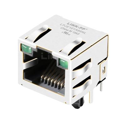 China LPJE101A65NL Tab Up Green/Green LED 1X1 Port RJ45 Jack without Integrated Magnetics for sale