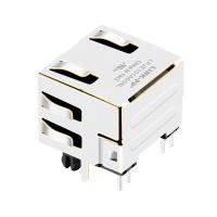 China LPJE101A65NL Tab Up Green/Green LED 1X1 Port RJ45 Jack without Integrated Magnetics for sale