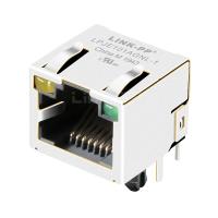 China LPJE101AGNL-1 RJ45 Jack Without Magnetics Single Port Tab Up Yellow/Green LED for sale