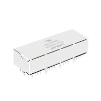 China LPJE104BDNL Tab Down Yellow/Green LED 1X4 Port RJ45 Modular Jack Without Integrated Magnetics for sale