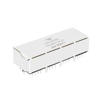 China LPJE104BENL Tab Down Green/Yellow LED 1X4 Port RJ45 Modular Jack Without Integrated Magnetics for sale