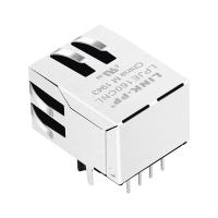 China LPJE160CNL Tab Down Without Led 1X1 Port RJ45 Modular Jacks without Integrated Magnetics for sale