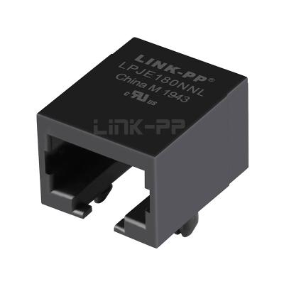 China LPJE180NNL Without LED 1X1 Port RJ45 Connector Tab Down without Integrated Magnetics for sale
