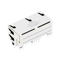 China LPJE201-0AHNL Tab UP Green/Yellow LED 1X2 Port RJ45 Jack Without Integrated Magnetics for sale