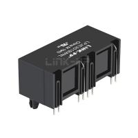 China LPJE201BWNL Tab UP Green/Green LED 1X2 Port RJ45 Modular Jack without Integrated Magnetics for sale