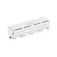 China LPJE401BGNL 1X4 Port RJ45 Modular Jack Tab Up Yellow/Green LED Without Integrated Magnetics for sale