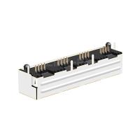 China LPJE401DNL Tab Up Without LED 1X4 Port RJ45 Connectors Without Integrated Magnetics for sale