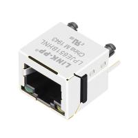 China LPJE651BHNL Tab Up Green/Yellow Led 1X1 Port Vertical RJ45 Modular Jack without Integrated Magnetics for sale