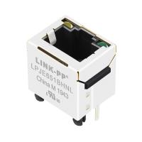 China LPJE651BHNL Tab Up Green/Yellow Led 1X1 Port Vertical RJ45 Modular Jack without Integrated Magnetics for sale